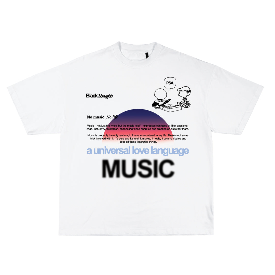 Music, A Universal Love Language T-Shirt – Blackthoughts Store